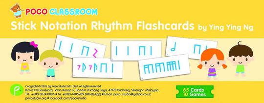 Poco Stick Notation Rhythm Flashcards » Teoria della musica