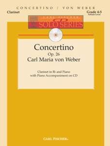 Concertino op. 26 di Carl Maria von Weber » Spartiti per clarinetto ...