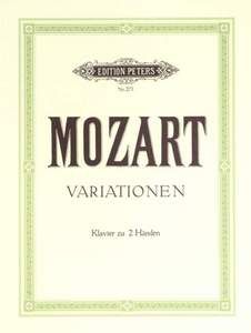 Complete Variations di Wolfgang Amadeus Mozart » Spartiti per pianoforte